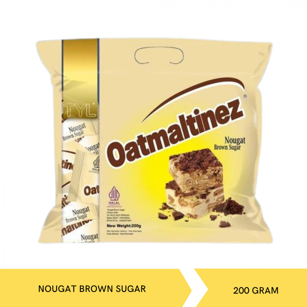 Mega Swalayan - TYL OATMALTINEZ NOUGAT BROWN SUGAR 200G X 24