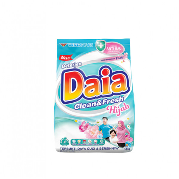 Mega Swalayan - DAIA DET HIJAB CLEAN&FRESH HIJAB 1.5KG X 6