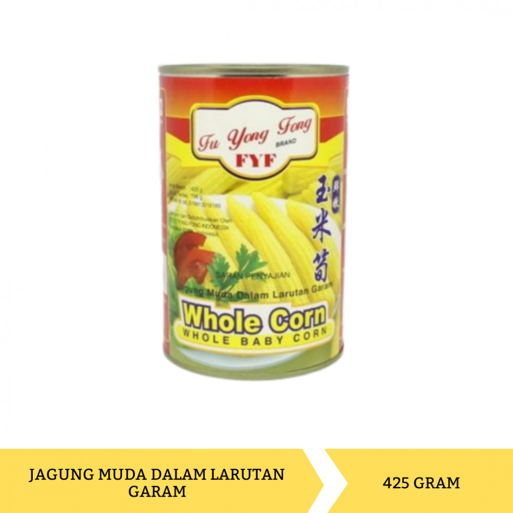 Mega Swalayan - FYF WHOLE BABY CORN 425G X 24
