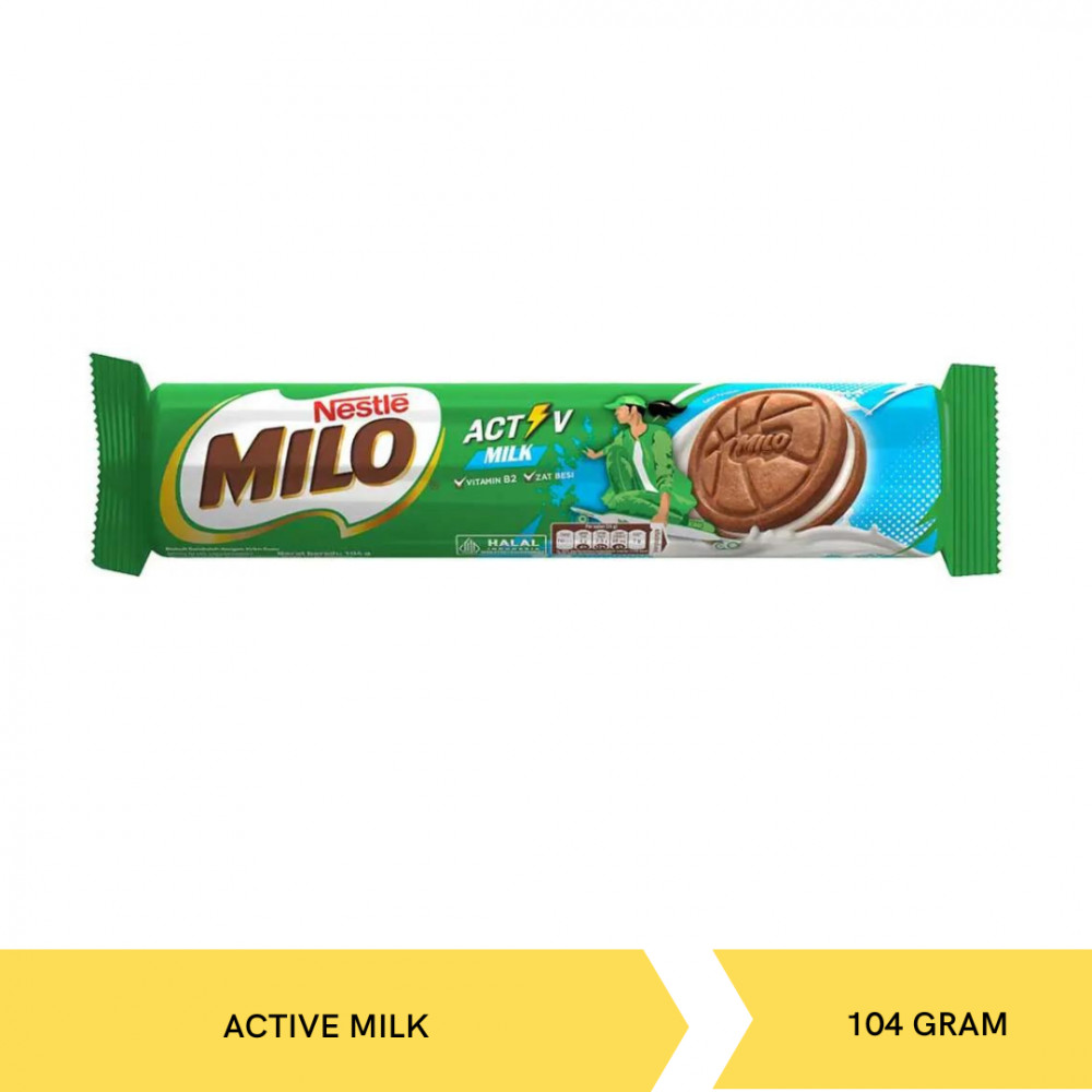 Mega Swalayan - MILO BISCUIT ACTIVE MILK 104G X 24
