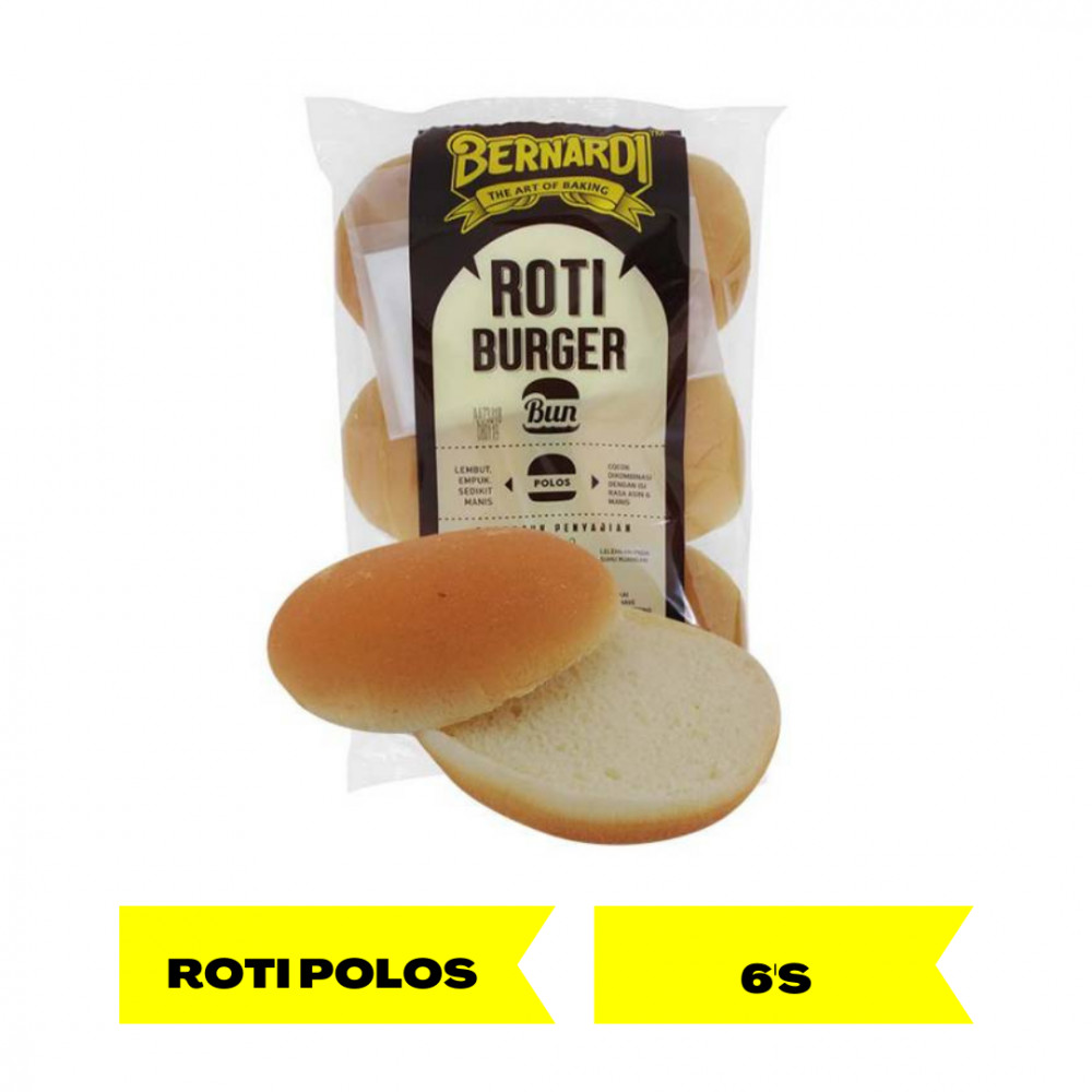Mega Swalayan - BERNARDI ROTI BURGER POLOS PACK/6S