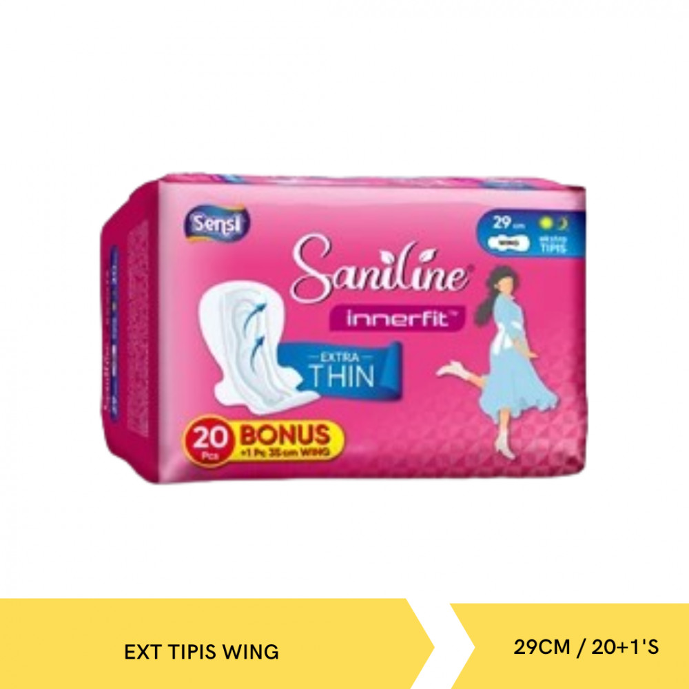 Mega Swalayan - SENSI SANILINE EXT TIPIS WING 29CM/20+1`SX24