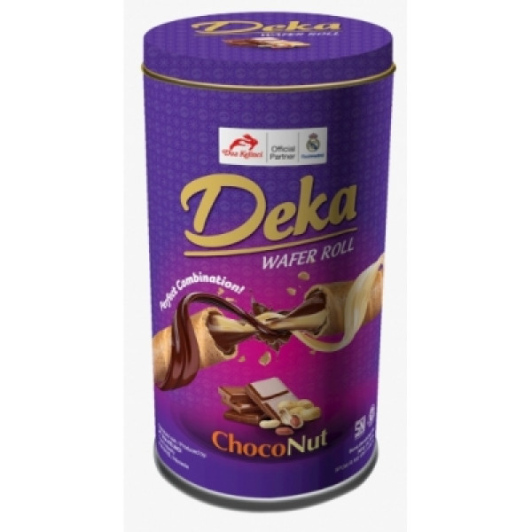 Mega Swalayan - DEKA WAFER CHOCONUT TIN 300G X 12