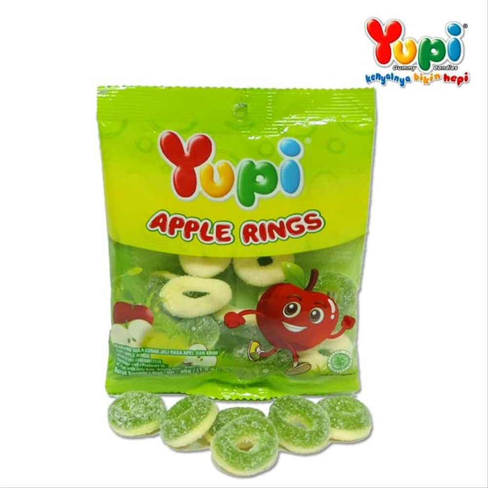 Mega Swalayan - YUPI APPLE RING 45G - DNR
