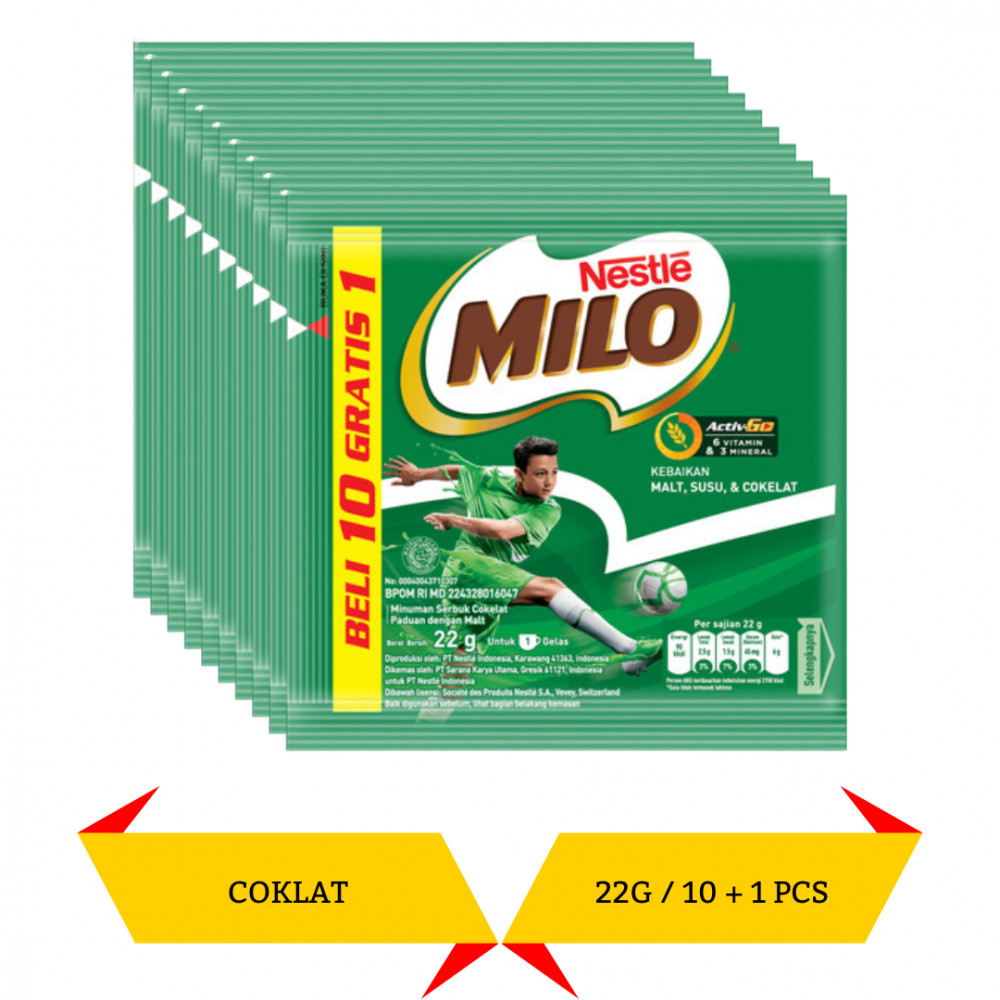 Mega Swalayan - MILO ACTIV-GO BANDED 22G/10`S X20