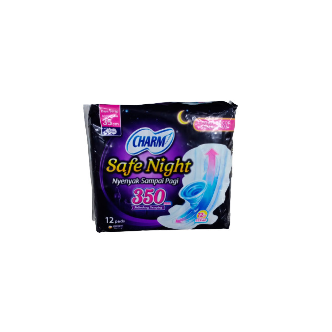 Mega Swalayan - CHARM SAFE NIGHT WING GATHERS 35CM/11`S X 24