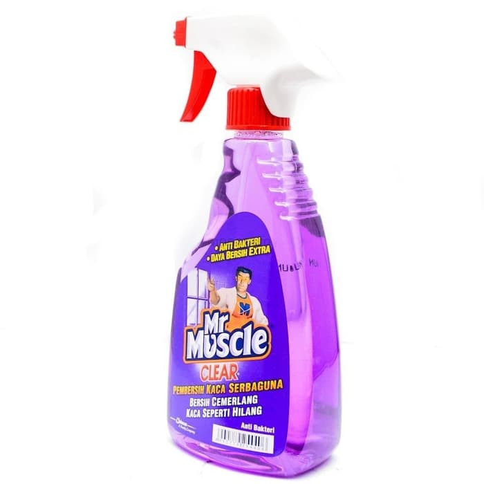 Mega Swalayan - MR MUSCLE CLEAR GLASS LAVENDER SPRAY 500ML X 12