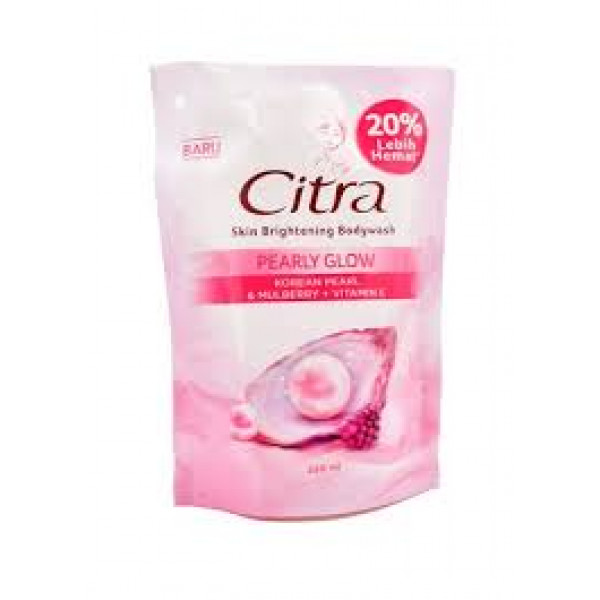 Mega Swalayan - CITRA BW PEARLY GLOW POUCH 220ML