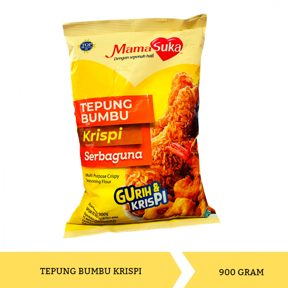 Mega Swalayan - MAMASUKA TEPUNG BUMBU KRISPI 900G X 10