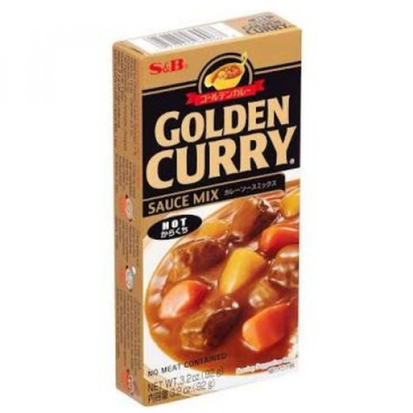 Mega Swalayan - S&B GOLDEN CURRY JAPANESE CURRY MIX HOT 92G X 12
