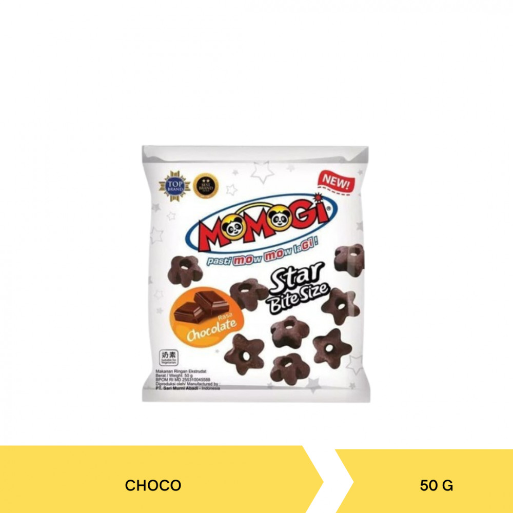 Mega Swalayan - MOMOGI STAR BITE CHOCO 50G X 36