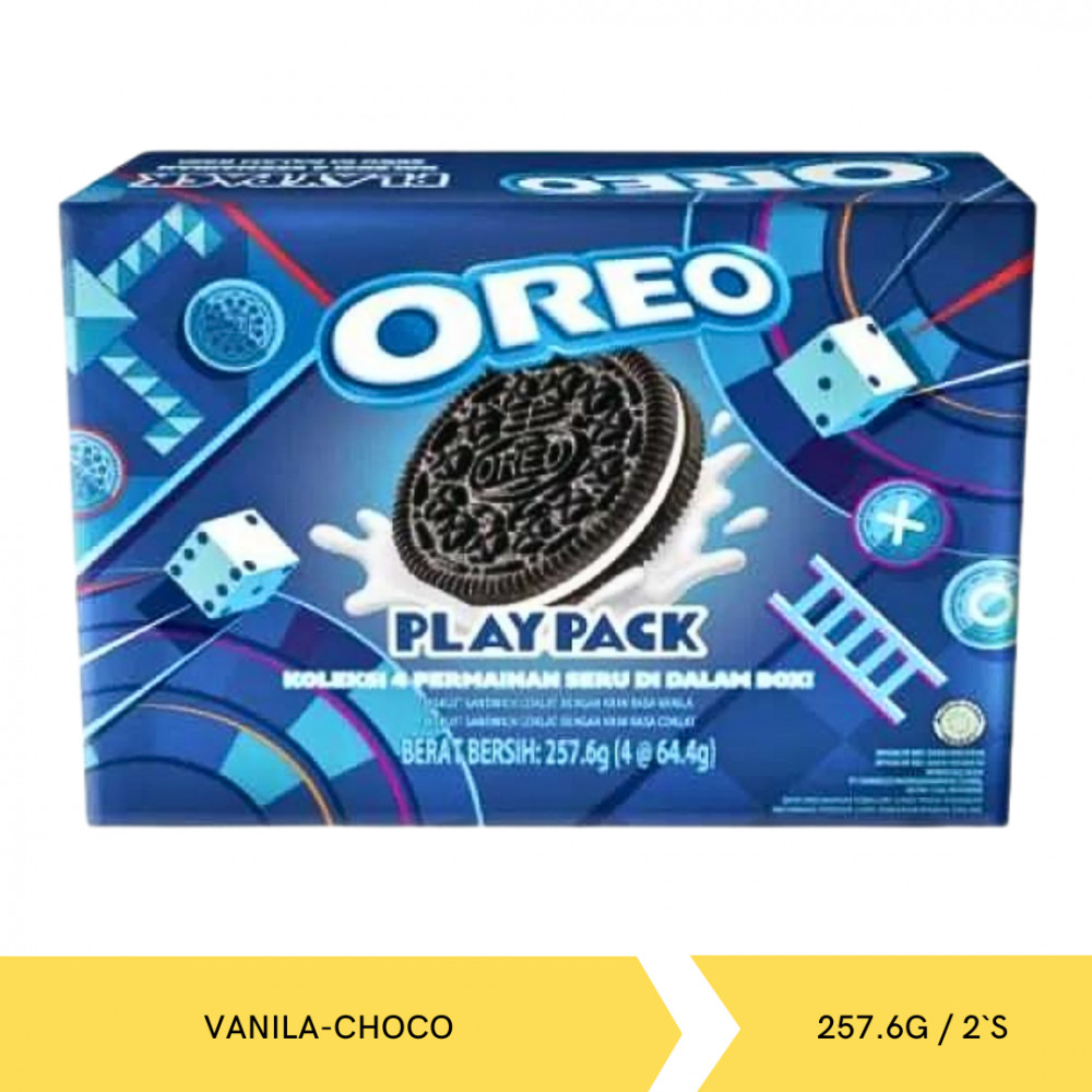 Mega Swalayan - KRAFT OREO PLAY PACK VANILA-CHOCO 257.6G/2`S X 12
