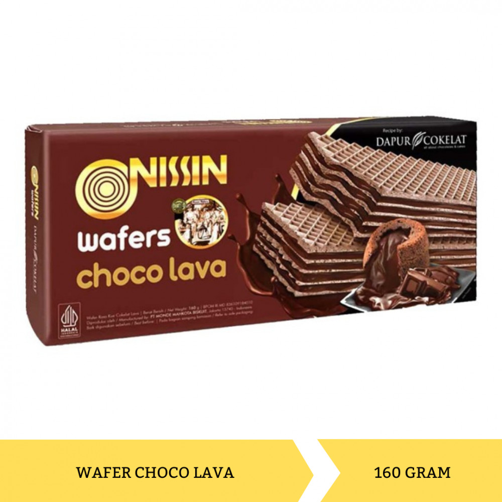 Mega Swalayan - NISSIN WAFER CHOCO LAVA 160G X 30