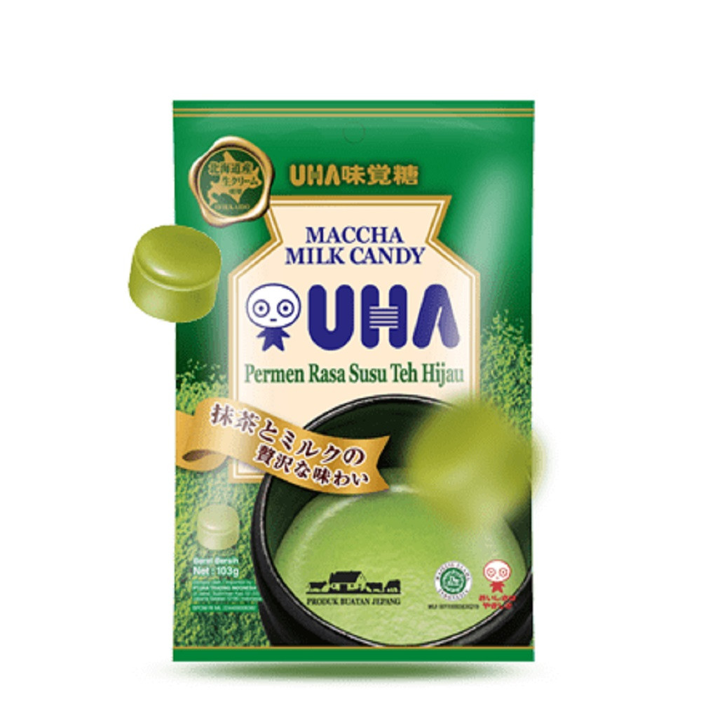 Mega Swalayan - UHA MILK CANDY MACCHA 103G X 72