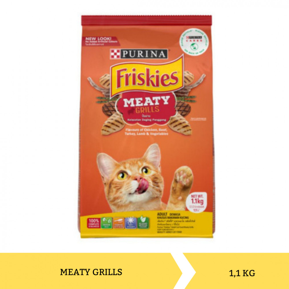 Mega Swalayan - FRISKIES ADULT MEATY GRILLS 1.1 KG X 6
