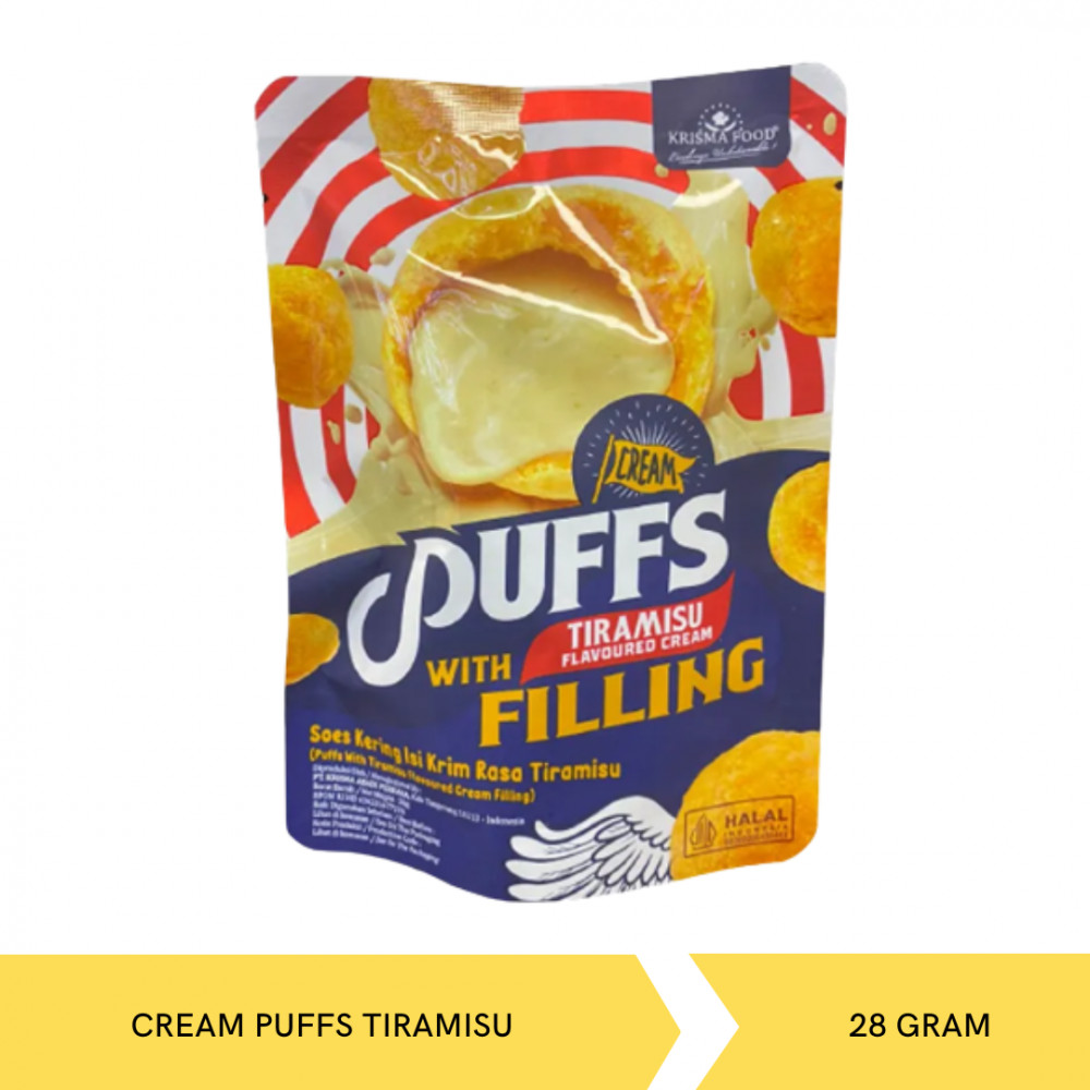 Mega Swalayan - KRISMA FOOD CREAM PUFFS TIRAMISU 28G X 40