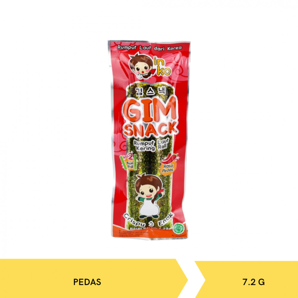 Mega Swalayan - INKO GIM SNACK PEDAS 7.2G X 12