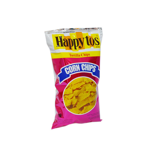 Mega Swalayan - HAPPY TOS CORN CHIPS MERAH 140G X 16