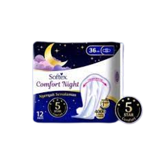 Mega Swalayan - SOFTEX COMF NIGHT WING 36CM/12`S X 24