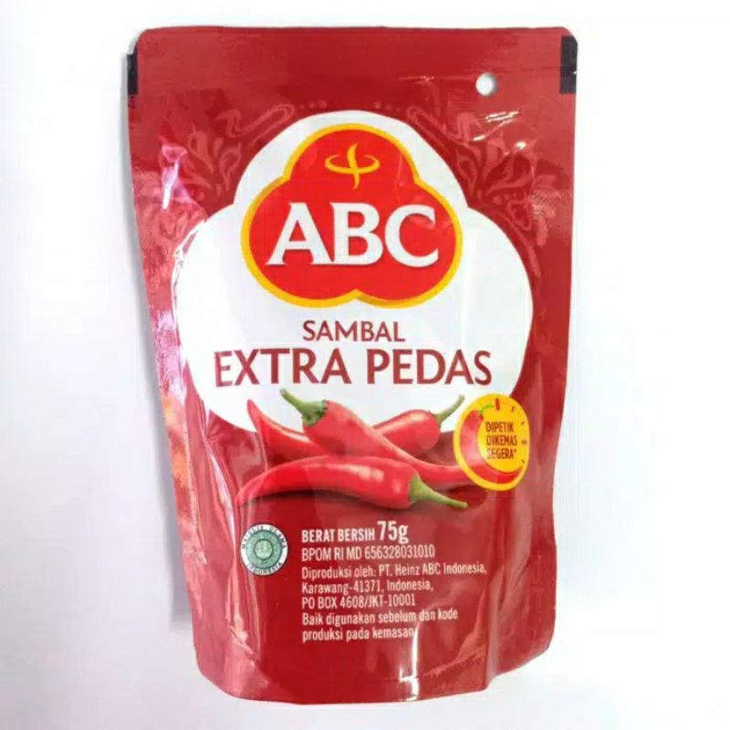 Mega Swalayan - ABC SAMBAL EXT PEDAS 75G POUCH X 48