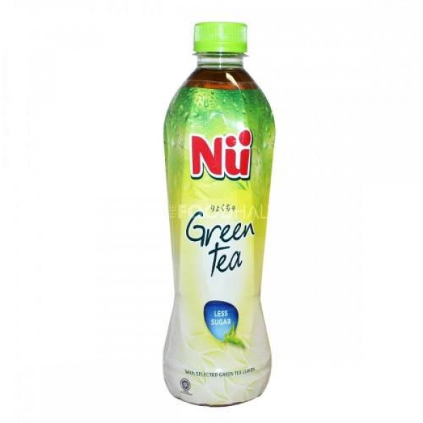 Mega Swalayan - NU GREEN TEA LESS SUGAR BTL 450ML X 24
