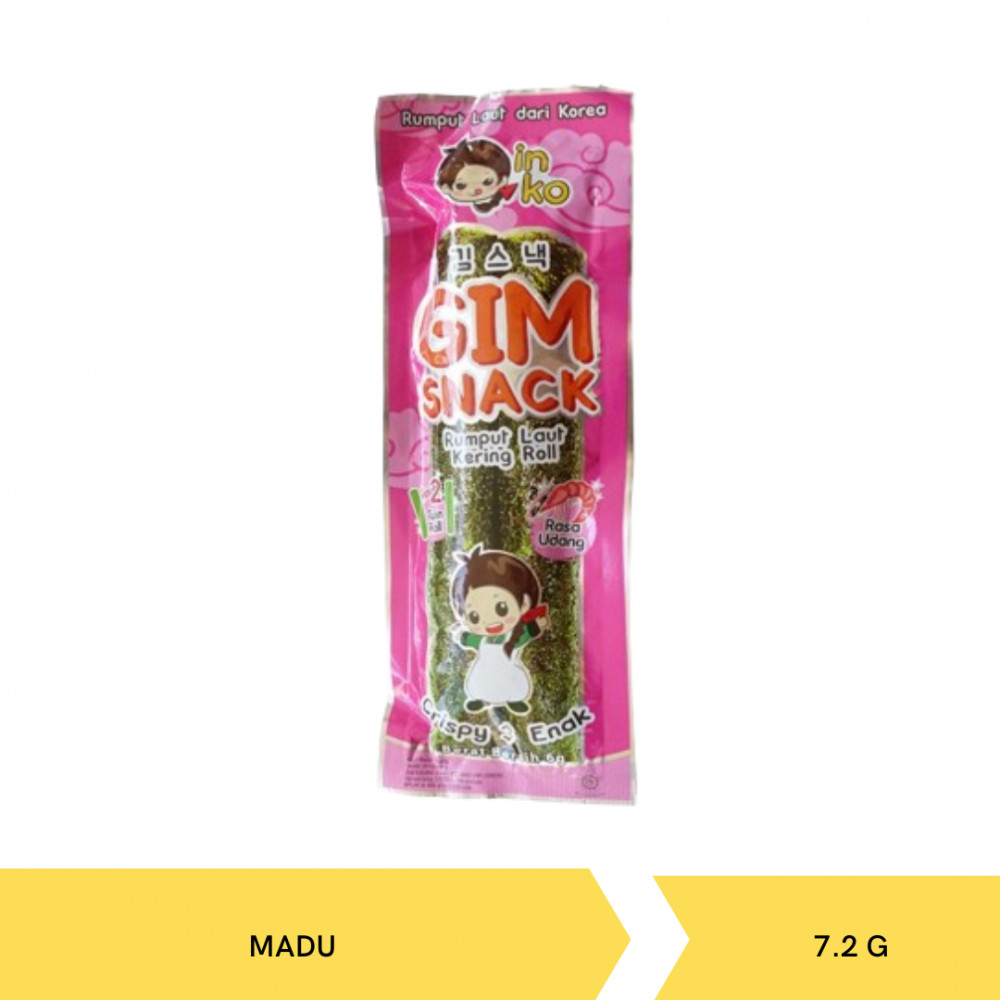 Mega Swalayan - INKO GIM SNACK UDANG 7.2G X 12