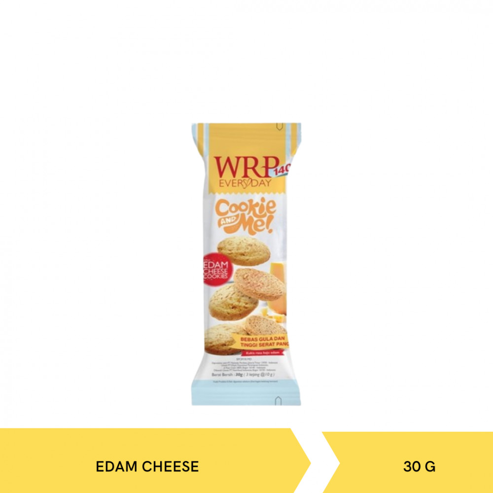 Mega Swalayan - WRP COOKIES EDAM CHEESE 30G X 12
