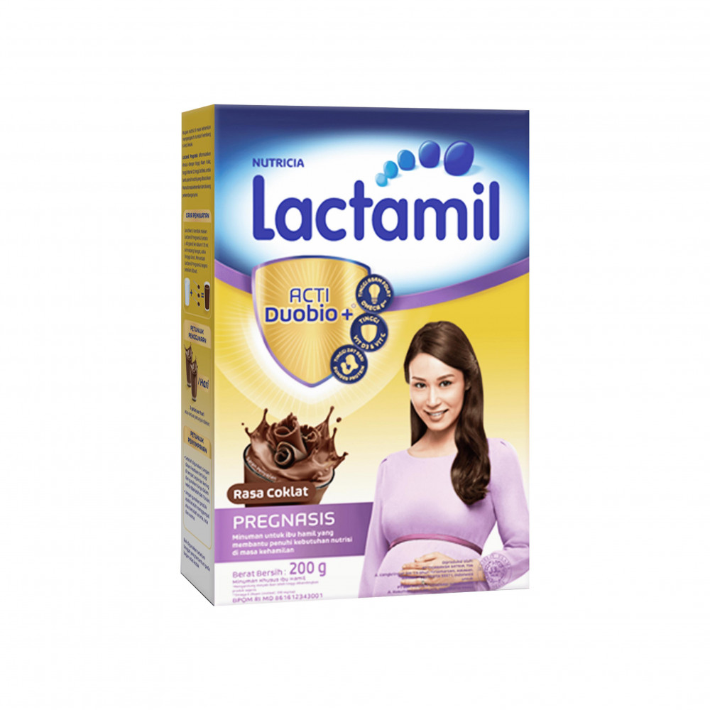 Mega Swalayan - LACTAMIL PREGNASIS ACTI DUOBIO 200G CHOCO X 24