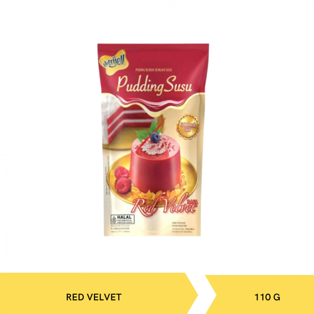 Mega Swalayan - NUTRIJELL PUDDING SUSU RED VELVET 110G X 36