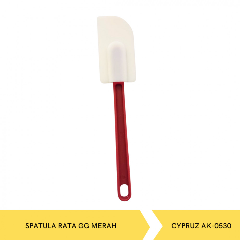 Mega Swalayan - CYPRUZ AK-0530 SPATULA RATA GG MERAH