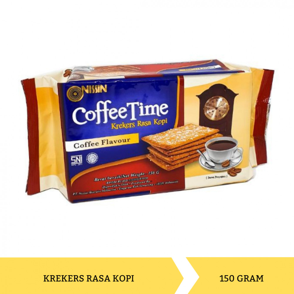 Mega Swalayan - NISSIN CRACKERS COFFEE TIME 150G X 30