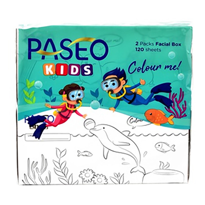 Mega Swalayan - PASEO FACIAL BOX KIDS 120`S 3PLY 2BOX X 20 - DNR
