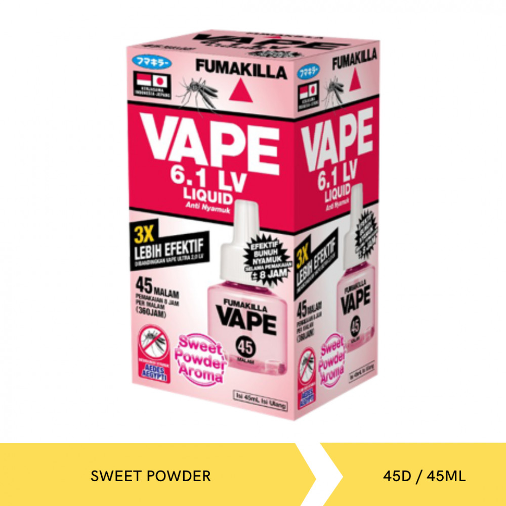 Mega Swalayan - VAPE LIQ REFILL SWEET POWDER 45D/45ML