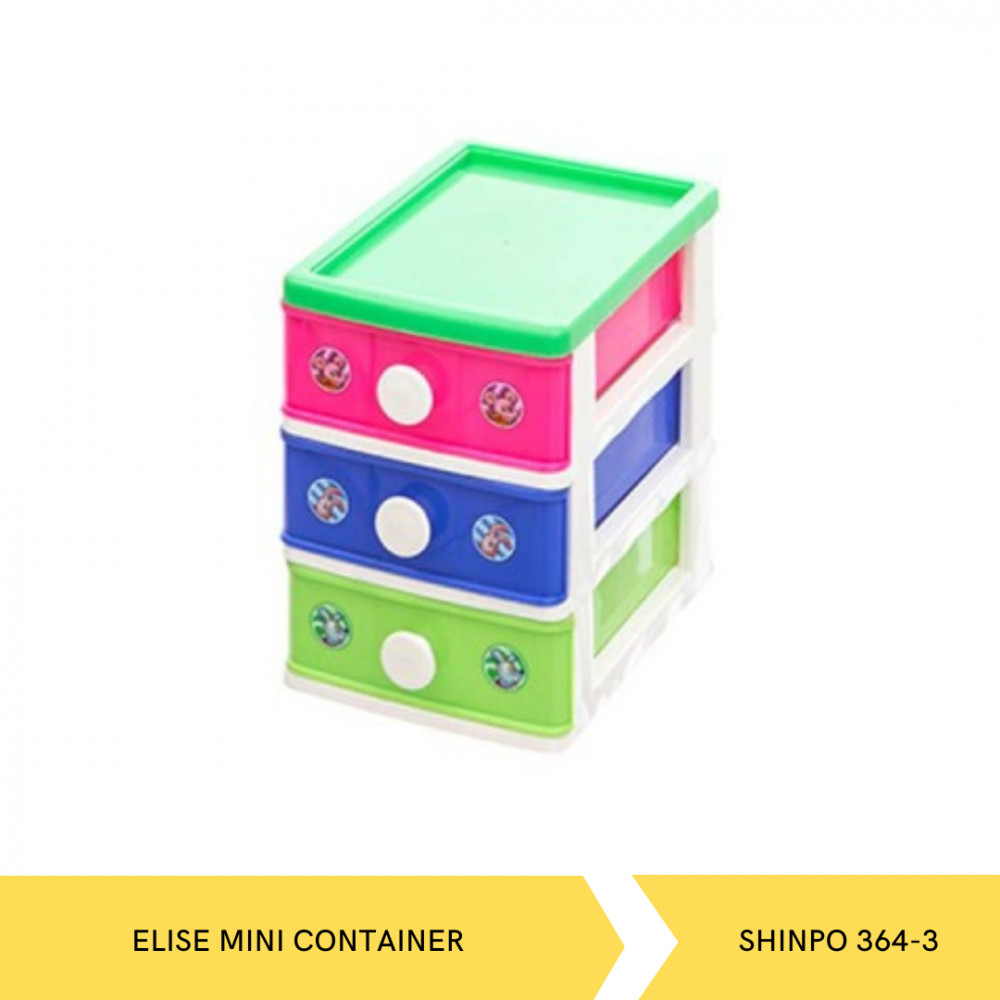 Mega Swalayan - SHINPO 364-3 ELISE MINI CONTAINER