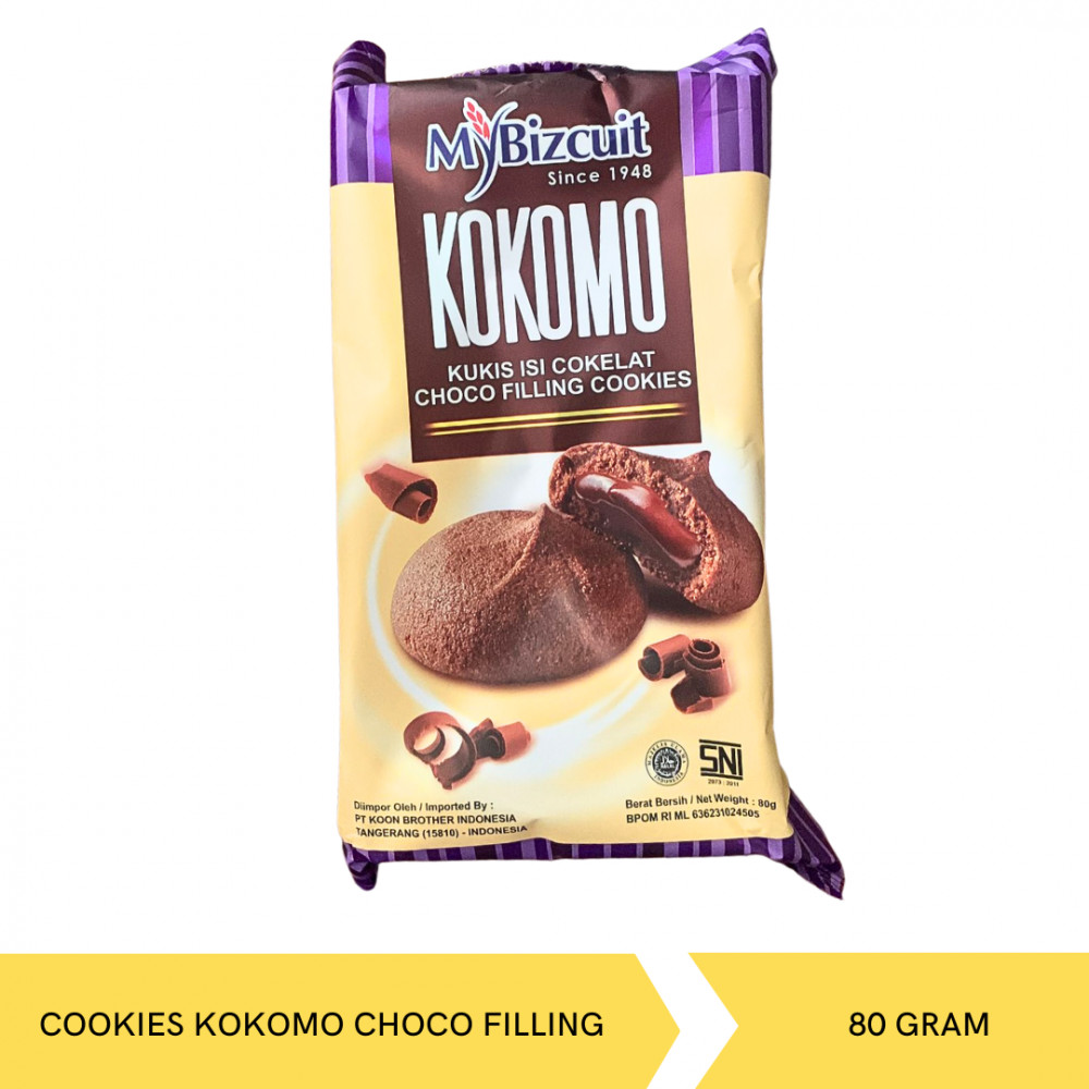 Mega Swalayan - MY BIZCUIT COOKIES KOKOMO CHOCO FILLING 80GX24