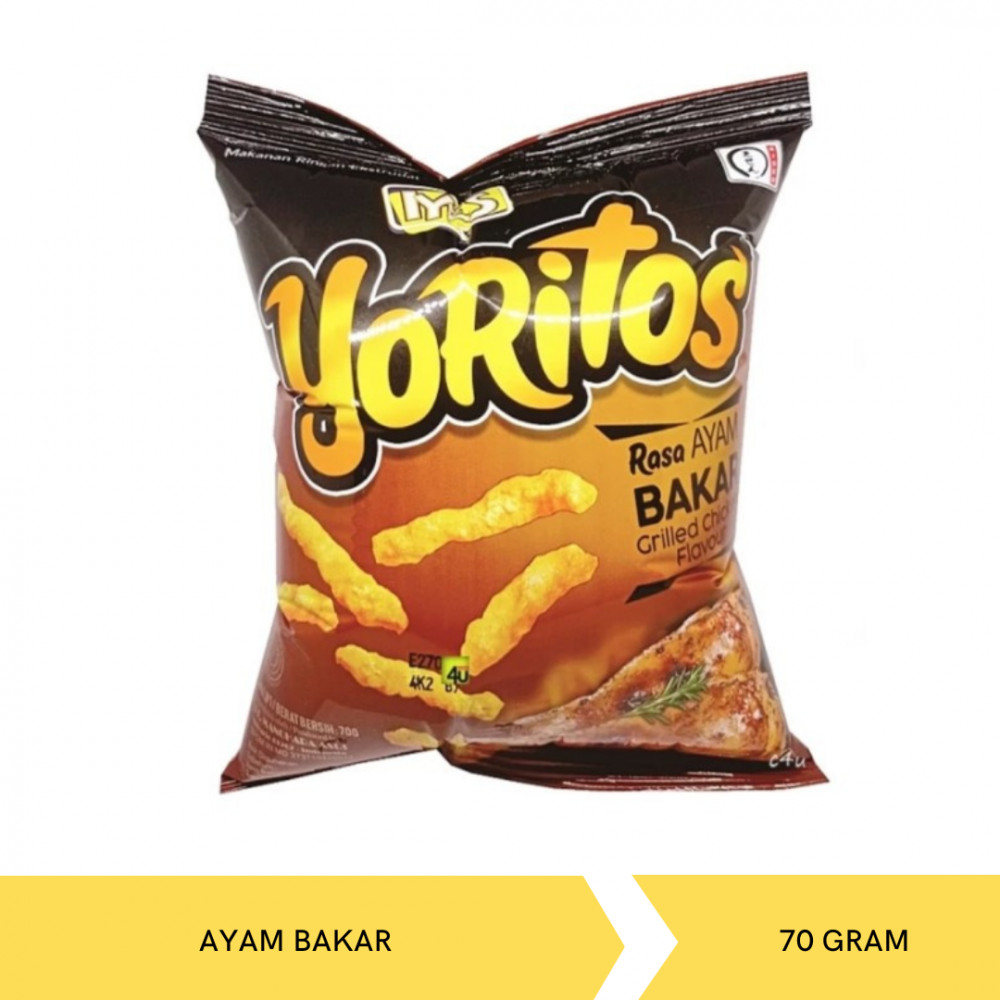 Mega Swalayan - IYES YORITOS AYAM BAKAR 60G X 20
