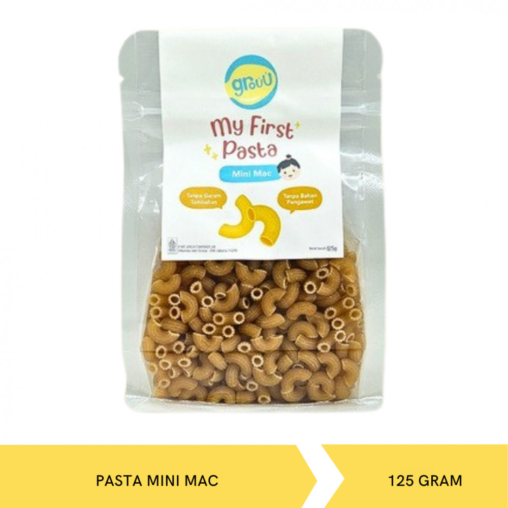 Mega Swalayan - GROUU MY FIRST PASTA MINI MAC 125G X 12