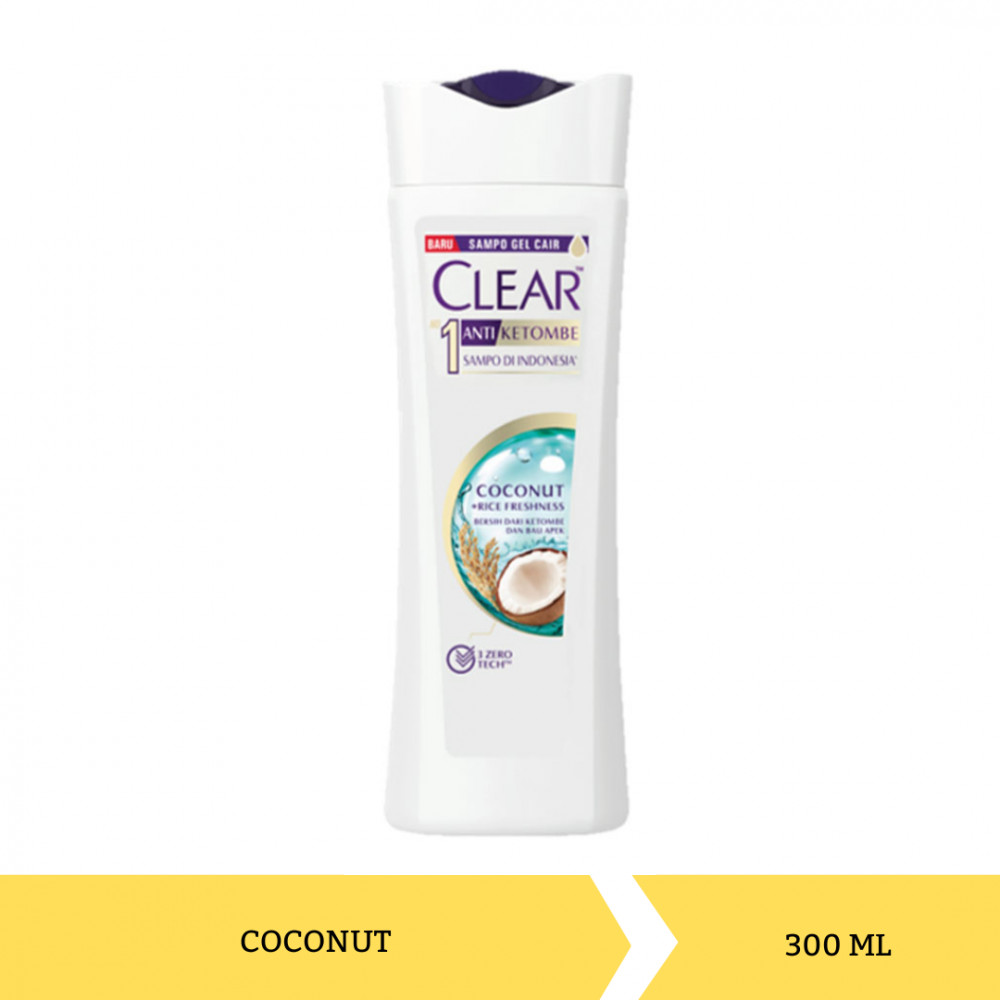 Mega Swalayan - CLEAR SHP COCONUT 300ML X 18