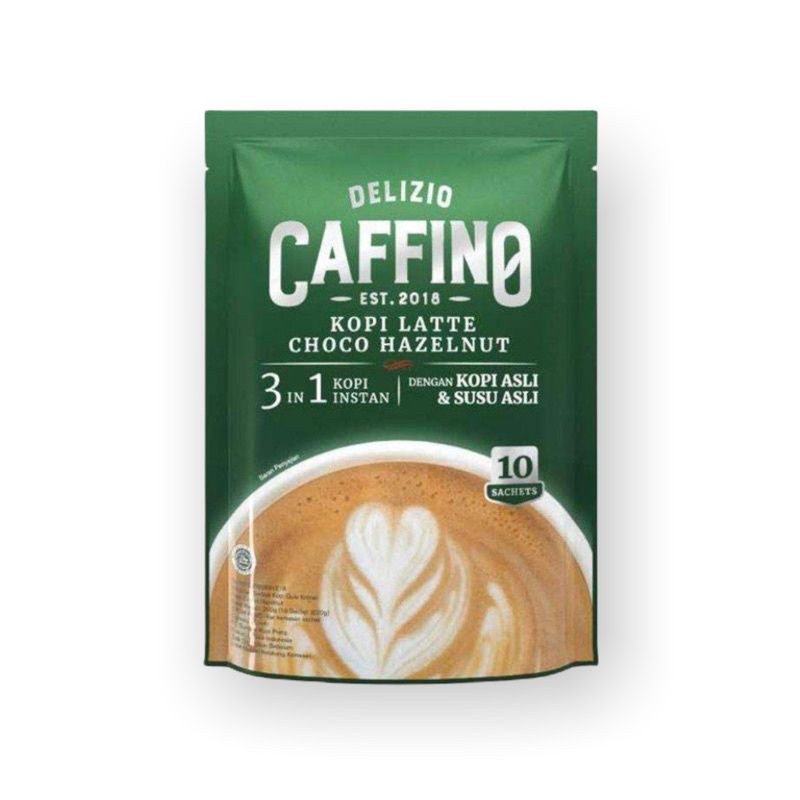 Mega Swalayan - DELIZIO CAFFINO 3IN1 CHOCO HAZELNUT 200G X 20