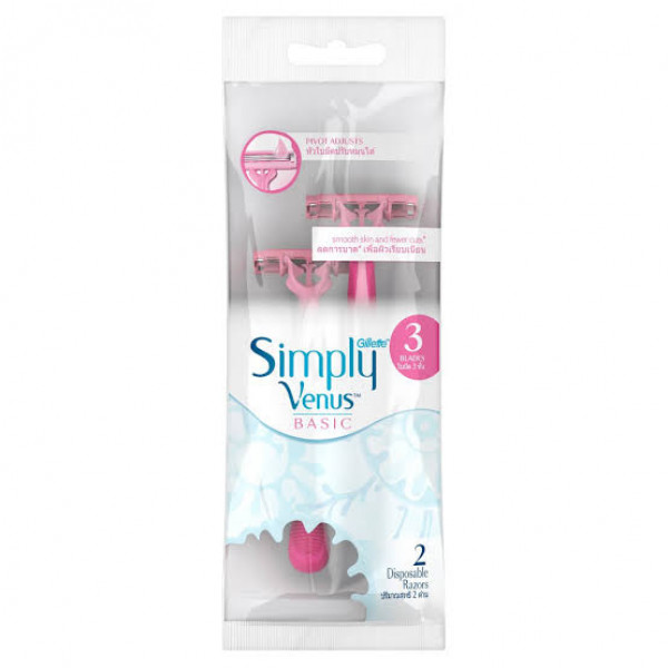 Mega Swalayan - GILLETTE SIMPLY VENUS BASIC 3 2`S