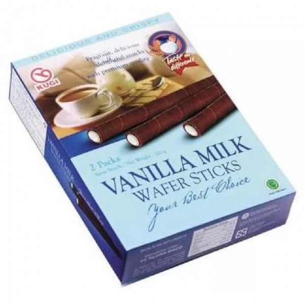 Mega Swalayan - KUGI WAFER STICK VANILLA MILK PACK/2 120GRX24