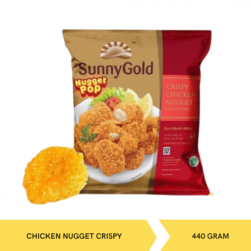 Mega Swalayan - SUNNY GOLD CHICKEN NUGGET CRISPY 440G X 10