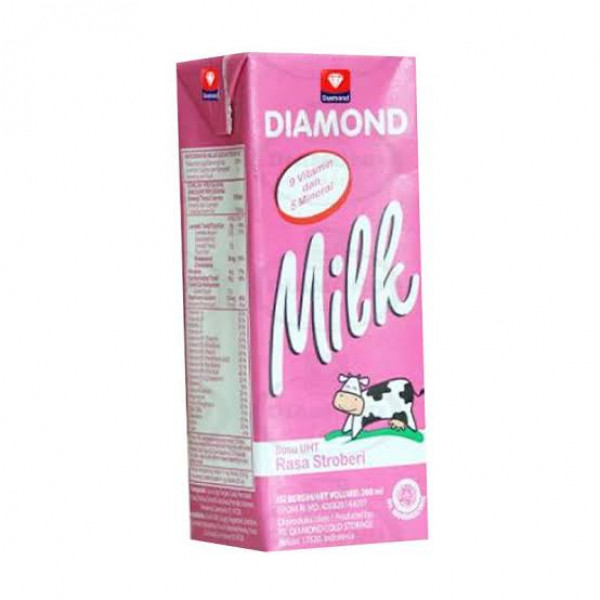 Mega Swalayan - DIAMOND UHT STRAW 200ML X 24