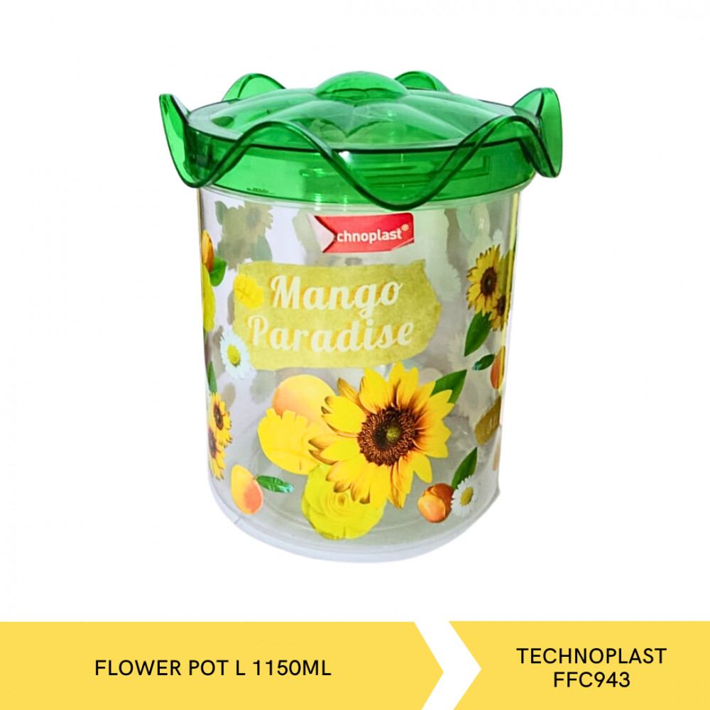Mega Swalayan - TECHNOPLAST FFC943 FLOWER POT L 1150ML