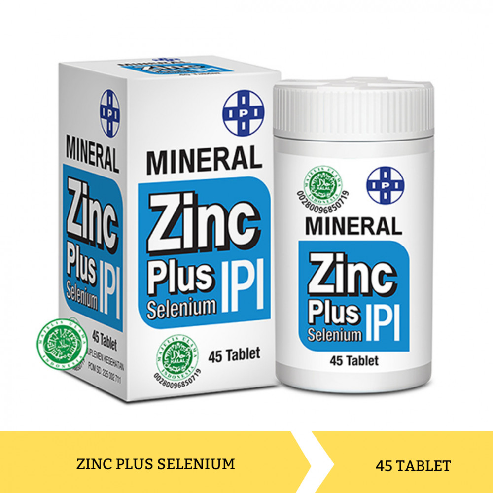 Mega Swalayan - IPI MINERAL ZINC PLUS SELENIUM BTL 45`S-DNR