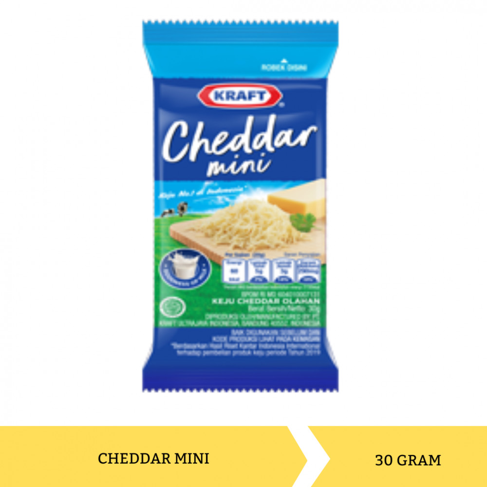 Mega Swalayan - KRAFT CHEDDAR CHEESE MINI 30G X 144