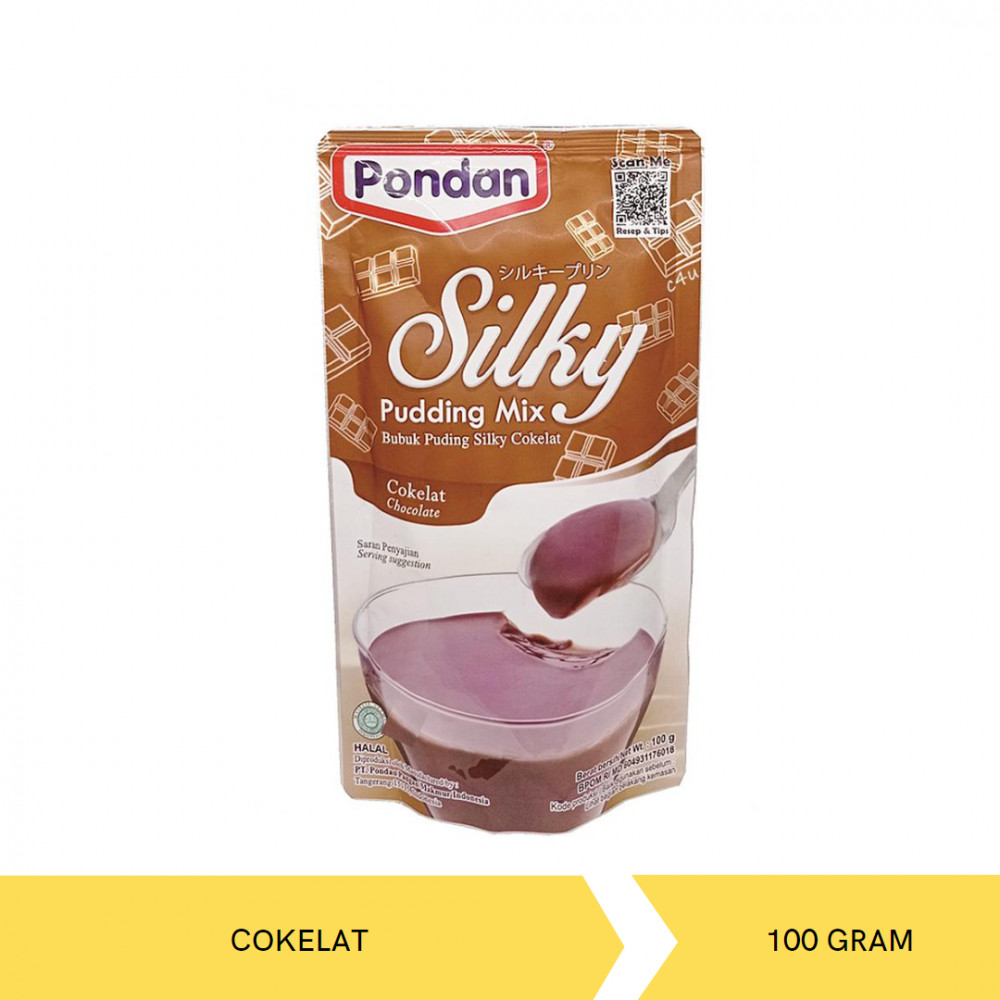 Mega Swalayan - PONDAN SILKY PUDDING MIX COKELAT 100G X 48