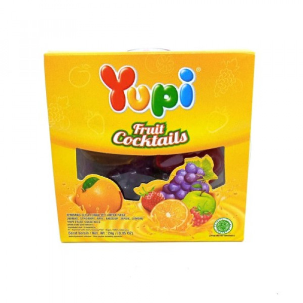 Mega Swalayan - YUPI FRUIT COCKTAIL DISPLAY 24G X 24