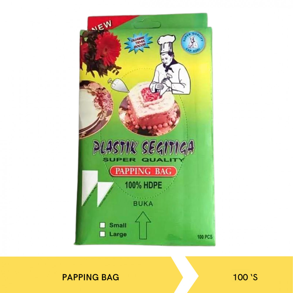 Mega Swalayan - CAP KOKI PAPPING BAG 100`S