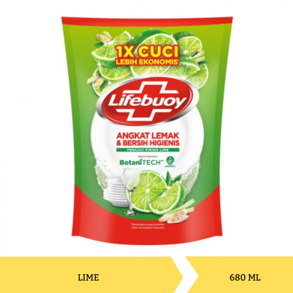 Mega Swalayan - LIFEBUOY DISHWASH LIME POUCH 680ML X 12